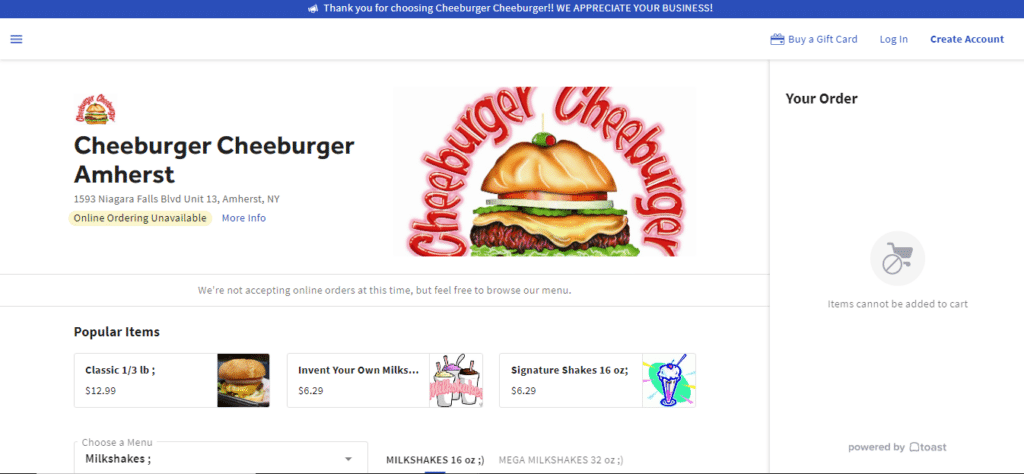 Cheeburger Cheeburger Menu With Prices [Updated October 2023 ...